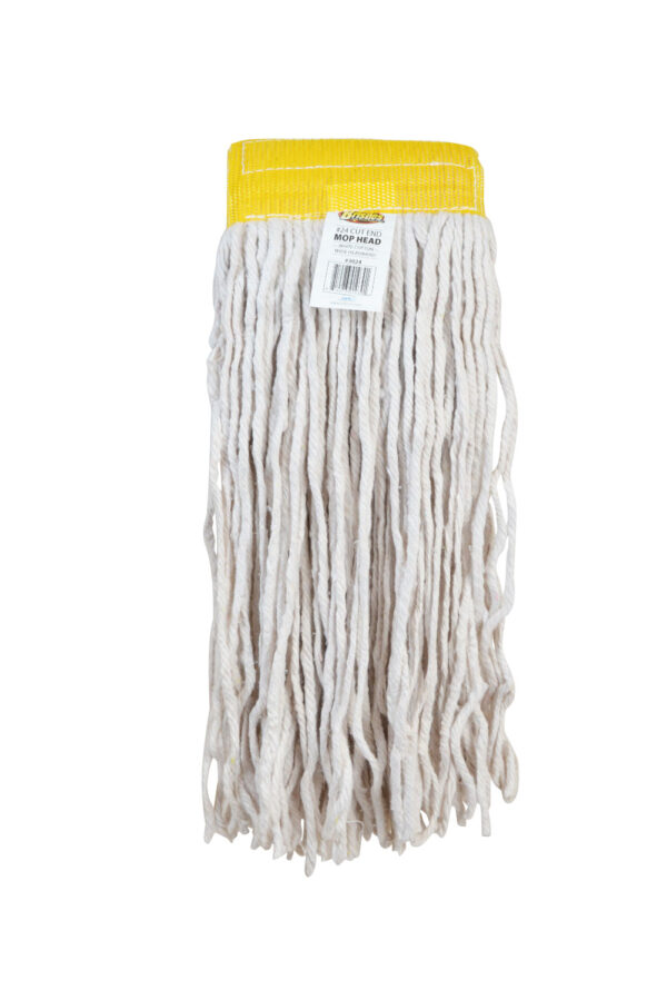 24 Cotton 5 Inch Wide Band Cut End Mop - Janico Inc